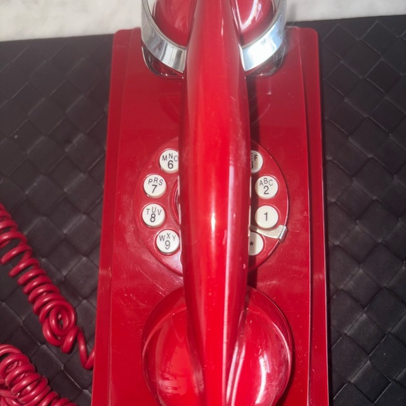 Crosley | Wall Decor | Vintage Crosley Retro Red Rotary Phone | Poshmark